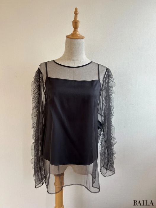 【WEB編集長のリアルバイ】女子会、ディナーデートにぴったりなシアーブラウス (＠BAILA) - Yahoo!ニュース