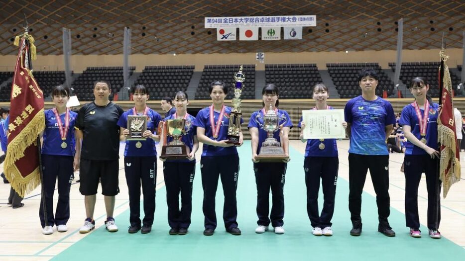 愛知工業大、2年ぶり王座奪還 東洋大とのラストにもつれる熱戦制す＜卓球・インカレ2025女子＞ (Rallys) - Yahoo!ニュース