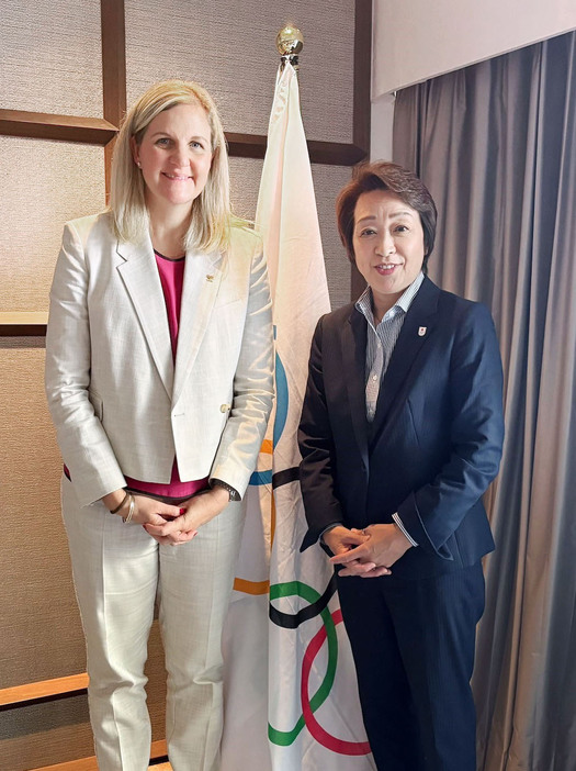 橋本聖子氏、IOC会長と初会談 対話継続、女性参加で要望 (共同通信) - Yahoo!ニュース