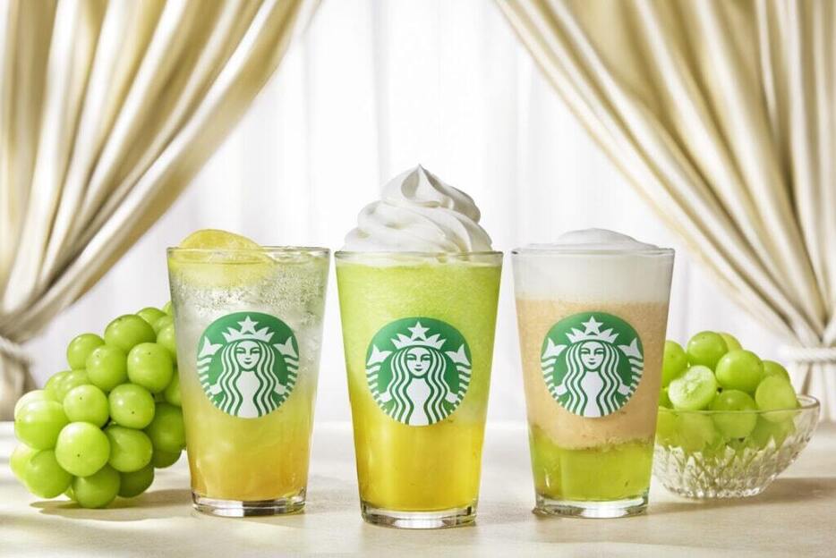 【スタバ新作】7月9日（水）発売！ “マスカット”フレーバーのフラペチーノ®がすでに話題！ (non-no Web) - Yahoo!ニュース