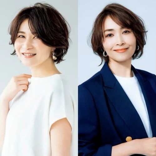 涼やかでおしゃれ！50代が若々しく見える「夏のショートヘア」 (Web eclat) - Yahoo!ニュース