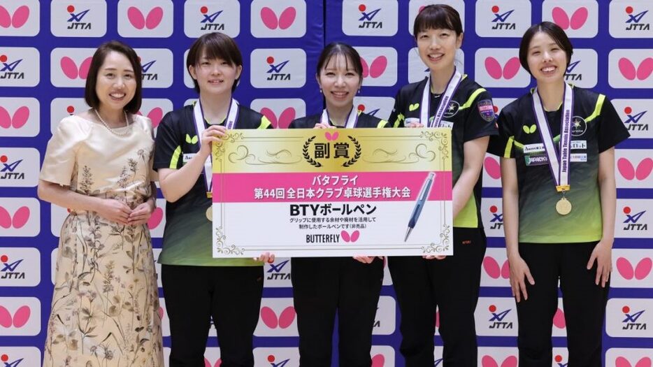 Tortoiseが初優勝 下川寛子、若宮三紗子、酒井詩音、谷岡あゆかの超豪華布陣 ＜全日本クラブ卓球選手権2025・女子30歳以上の部＞ (Rallys) - Yahoo!ニュース