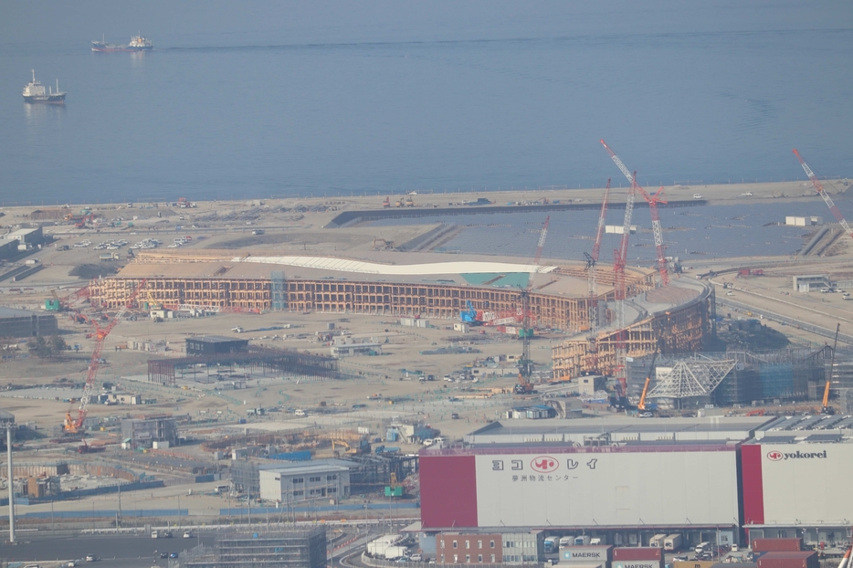 ＜大阪・関西万博＞夢洲「リング」建設進む 「静けさの森」植栽も (Yahoo!ニュース オリジナル THE PAGE) - Yahoo!ニュース