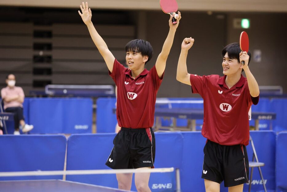 濵田一輝/徳田幹太（早稲田大）ペア、2年ぶりV＜関東学生卓球選手権2025・男子複＞ (Rallys) - Yahoo!ニュース