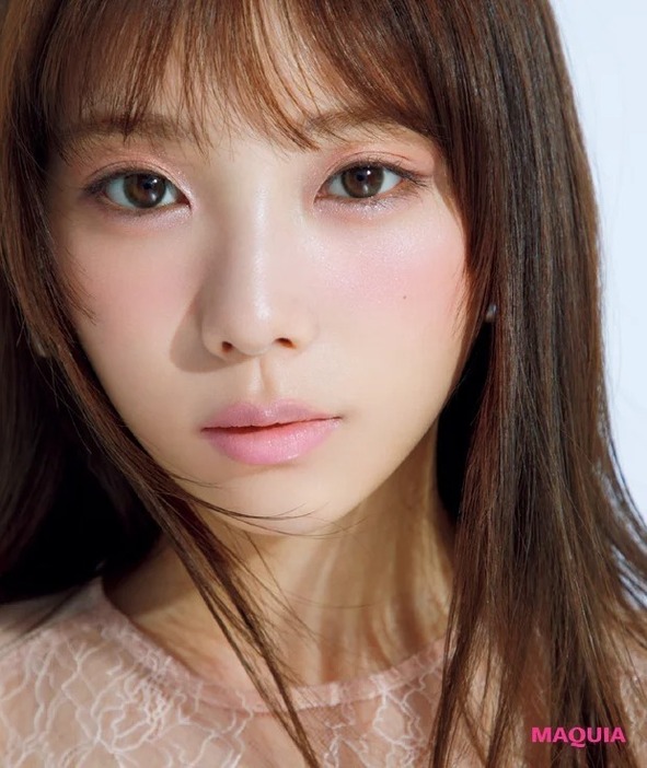 ＜与田祐希さんが纏う夏メイク＞ キュートなピンクリップで透明感をひとり占め！ (MAQUIA ONLINE) - Yahoo!ニュース