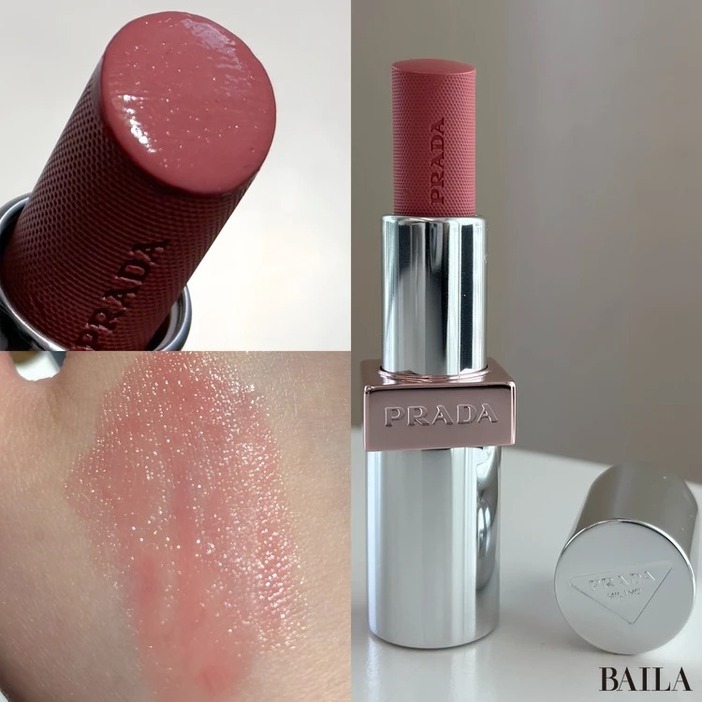 夏メイクの一軍に！【プラダ ビューティ】のラメ入りリップ (＠BAILA) - Yahoo!ニュース