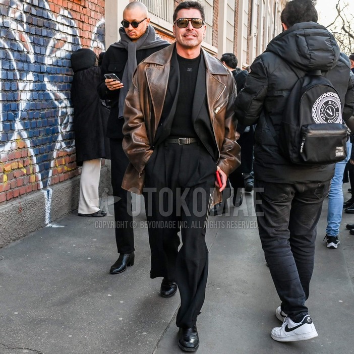 革ジャン コーデ【フライトジャケットやライダースジャケットから始まった歴史と注目の着こなし＆おすすめモデルを紹介】 (OTOKOMAE) - Yahoo!ニュース