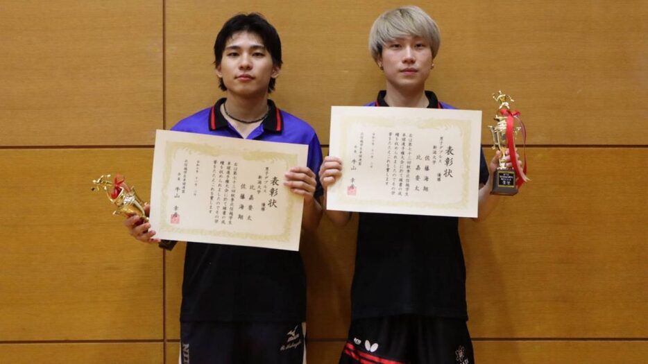 男子団体は新潟大学、女子団体は金城大学が優勝＜第73回秋季北信越学生卓球選手権大会＞ (Rallys) - Yahoo!ニュース