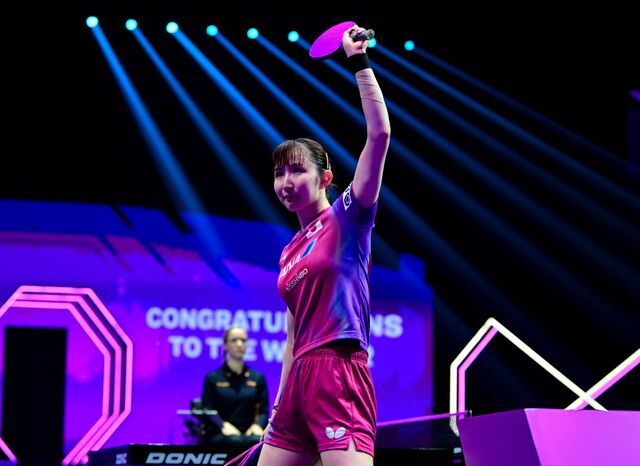 【卓球】早田ひながV 準決勝で伊藤美誠、決勝で張本美和を下す〈WTTチャンピオンズ フランクフルト〉 (日テレNEWS NNN) - Yahoo!ニュース