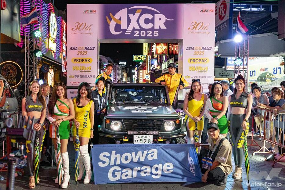 走行距離2500キロ超えのアジアクロスカントリーラリーに参戦！ 「ショウワガレージレーシング」が、ジムニークラス1位を受賞！ (MotorFan) - Yahoo!ニュース