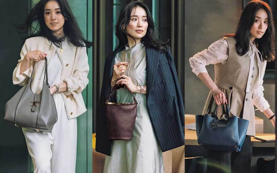 泉 里香がエグゼクティブに♡「TOD’S」の相棒バッグできれいめリュクスなシーン別コーデ (Oggi.jp) - Yahoo!ニュース
