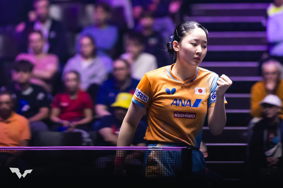 張本美和 地元フランスの21歳をフルゲームで破る！ベスト8進出【卓球 WTTモンペリエ】 (テレ東スポーツ) - Yahoo!ニュース