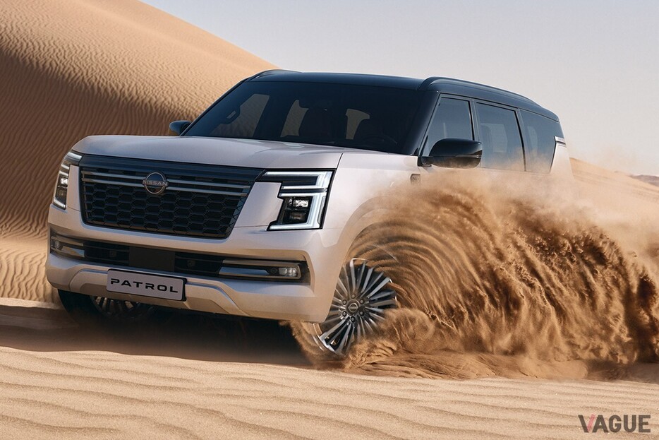 日産の“フラッグシップSUV”2027年度前半に日本でも発売へ！ 425馬力の3.5リッターV6ターボを搭載する「パトロール」はオンもオフも走りが抜群 (VAGUE) - Yahoo!ニュース