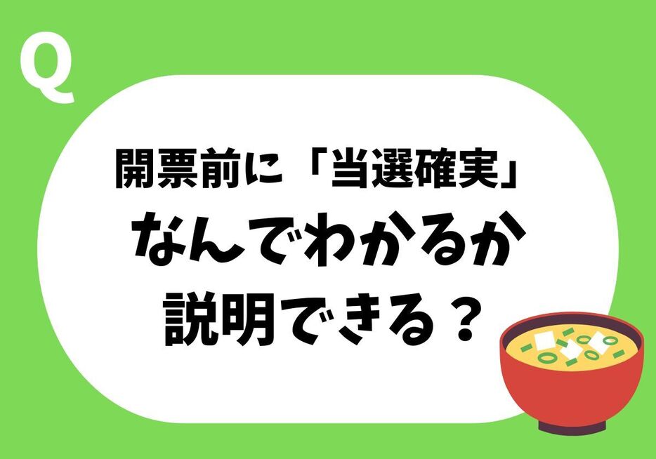 「なんで開票前に“当選確実”がわかるの？」を子どもに説明できる統計学の話 (nobico（のびこ）) - Yahoo!ニュース