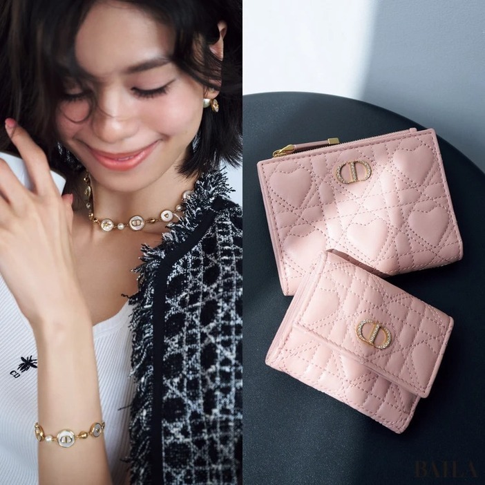 【ディオール】アイコンバッグ、ラッキーモチーフの財布とジュエリー、スカーフで冬を彩って (＠BAILA) - Yahoo!ニュース