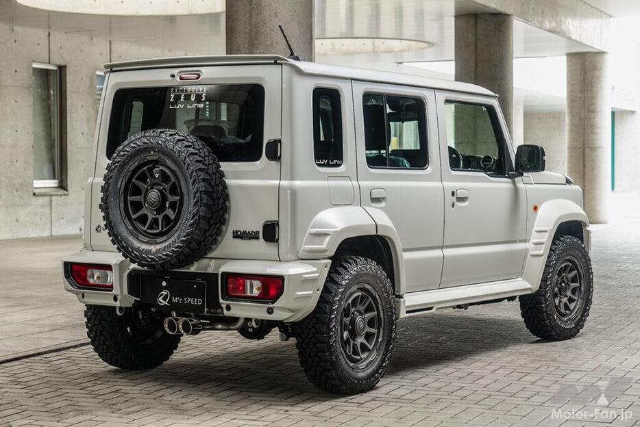 塗装不要で装着できるAES製フロントグリルも！ エクスクルーシブゼウスの『ジムニーノマド』はスマートなストリート系!! (MotorFan) - Yahoo!ニュース