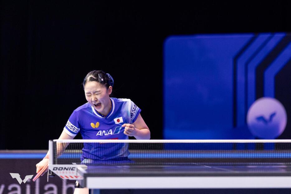 第1シードの張本美和 ストレートで初戦突破！ アメリカのエースを圧倒【卓球 WTTフランクフルト】 (テレ東スポーツ) - Yahoo!ニュース