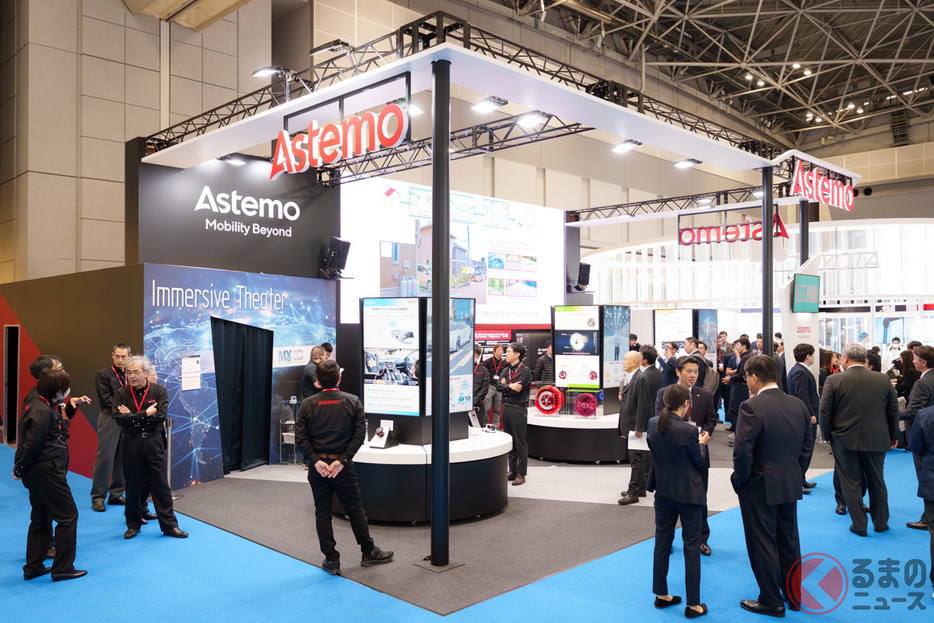 未来のクルマの走りを体感！ AstemoがJMS2025で見せる“4Dシアター×SDV技術”と新型モーターの革新 (くるまのニュース) - Yahoo!ニュース
