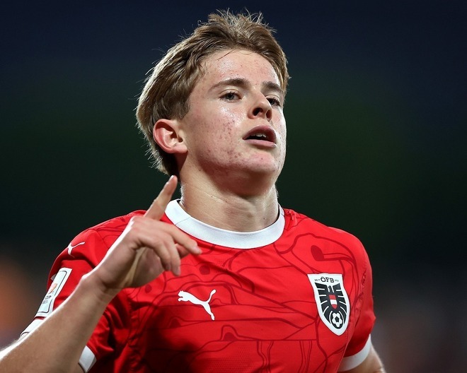 U-17W杯で「決めて、決めて、また決める！」。オーストリア逸材の異色の経歴。12歳でサッカーの道に。その前は...全国2位の腕前 (SOCCER DIGEST Web) - Yahoo!ニュース