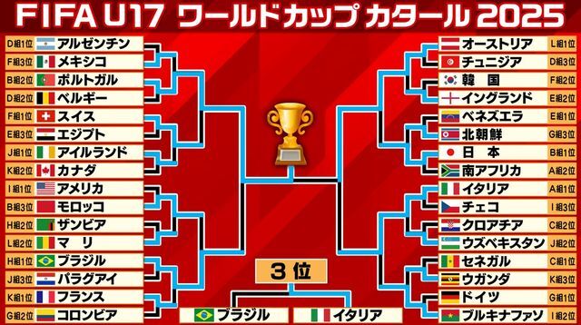 【サッカーU-17W杯】ポルトガルが初優勝 準々決勝で日本を破ったオーストリアが準優勝 3位決定戦はイタリアがPK戦でブラジル下す (日テレNEWS NNN) - Yahoo!ニュース