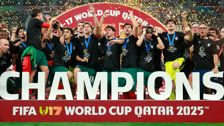 オーストリア撃破のポルトガルがU-17W杯初優勝！ U-17欧州選手権との2冠達成 (GOAL) - Yahoo!ニュース