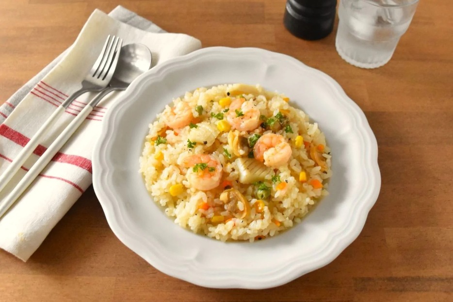 冷凍のままのシーフードミックスでOK！【エビピラフ】楠さんちのホットクックレシピ Vol.92 (kufura) - Yahoo!ニュース