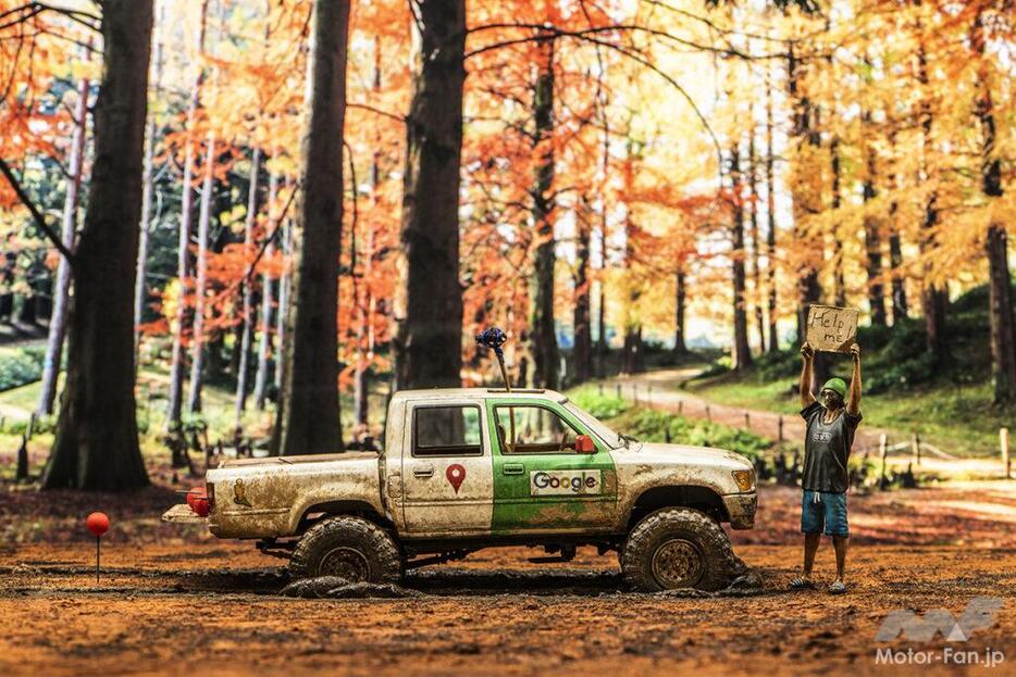 ハイラックスがスタック!? 現場の状況がリアルに伝わる作り込みも、プラモモデル遊びの醍醐味です 【連載・魅せプラモ部 Vol.15】 (MotorFan) - Yahoo!ニュース