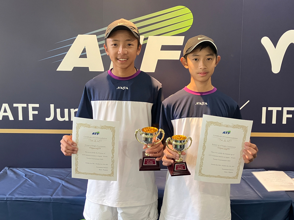 台湾勢が上位独占の男子はツェン・イェン チアが単複2冠 [ATF Autumn Juniors in Japan - week1／テニス] (テニスマガジンONLINE) - Yahoo!ニュース