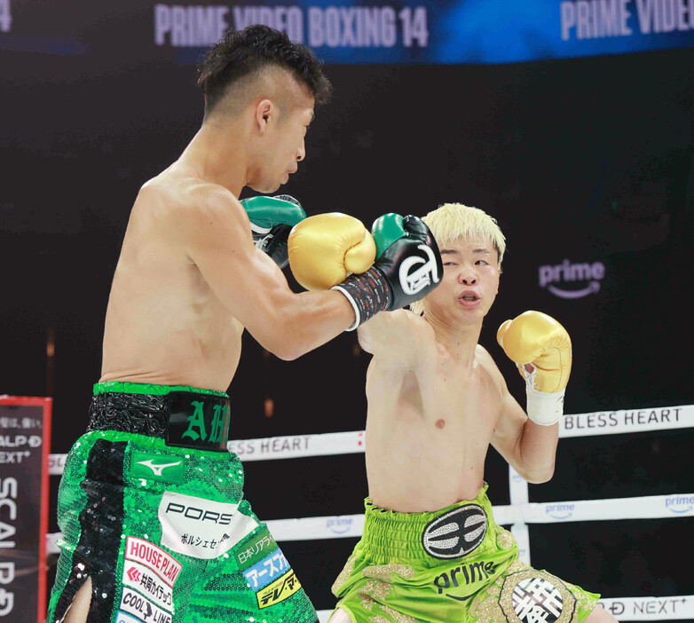 攻める那須川 ボクシング (時事通信) - Yahoo!ニュース