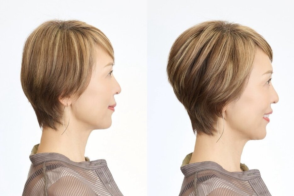 50代、老けて見えない「ショートヘア」のコツ。後頭部をふっくらさせると美しく知的に (ESSE-online) - Yahoo!ニュース