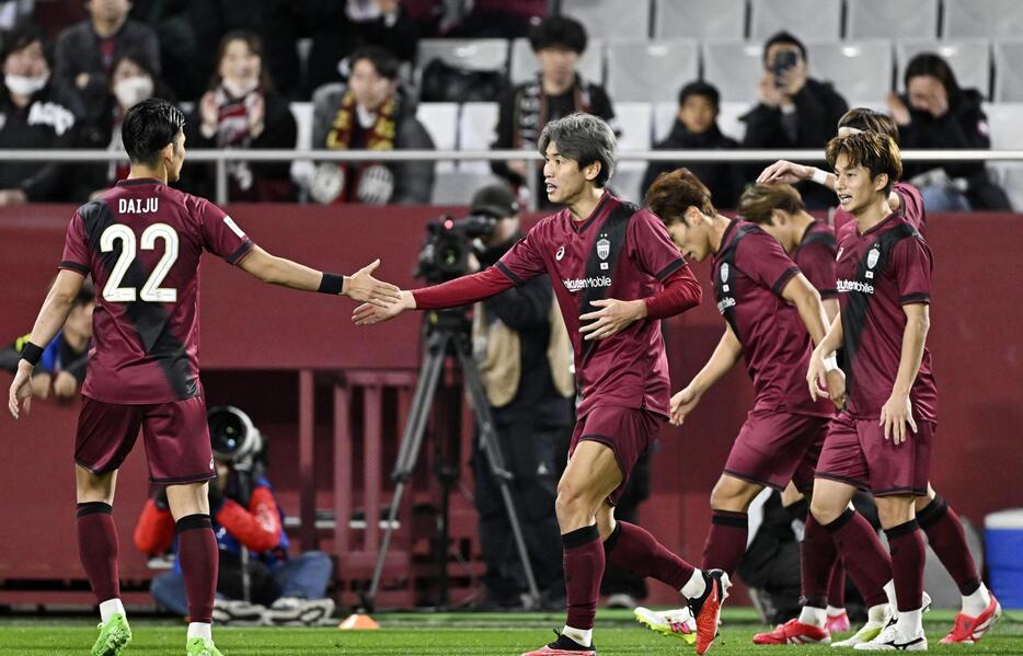 神戸快勝、川崎敗れる ACLE決勝トーナメント1回戦 (共同通信) - Yahoo!ニュース