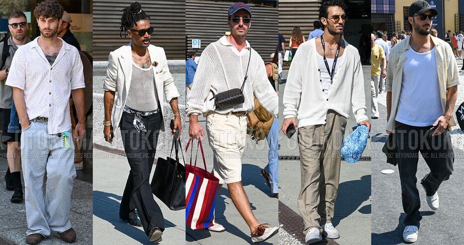 シースルートップス コーデ｜着こなしのポイントからコーデ事例まで紹介 (OTOKOMAE) - Yahoo!ニュース