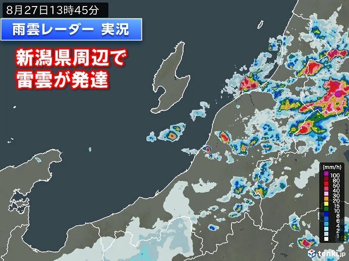 【速報】新潟県で海上の竜巻を目撃 竜巻などの激しい突風に注意(27日) (tenki.jp) - Yahoo!ニュース