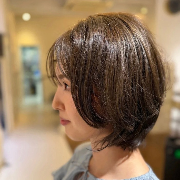 ほどよい丸みで柔らかさと女性らしさをプラス。40代のためのボブヘア月間トレンドランキングTOP5 (Marisol) - Yahoo!ニュース