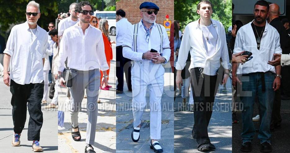 夏の白シャツ メンズコーデ術！5つのテクニックを押さえる (OTOKOMAE) - Yahoo!ニュース