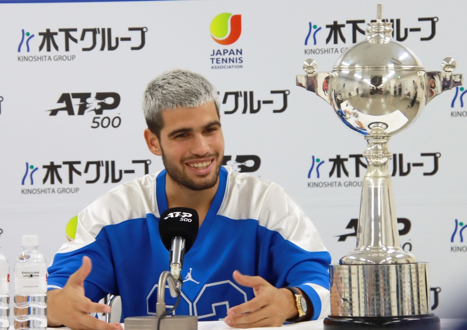 ジャパンOP制覇 アルカラス「名誉なこと」 日本に「必ずまた来る」「大好きな場所」＜男子テニス＞ (tennis365.net) - Yahoo!ニュース