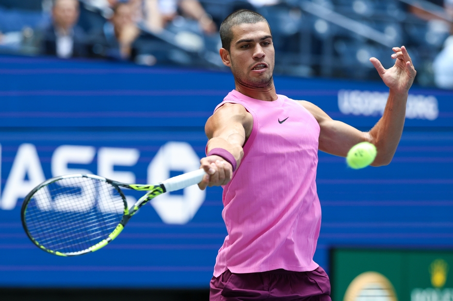 【速報】アルカラス 全米OP優勝に王手、決勝で世界1位シナーから第3セット獲得＜男子テニス＞ (tennis365.net) - Yahoo!ニュース