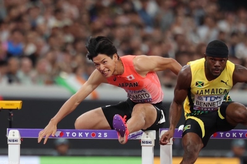 110mH・野本周成は13秒29で準決勝進出！ 先頭争いを展開して4着守り切る／東京世界陸上 (月刊陸上競技) - Yahoo!ニュース