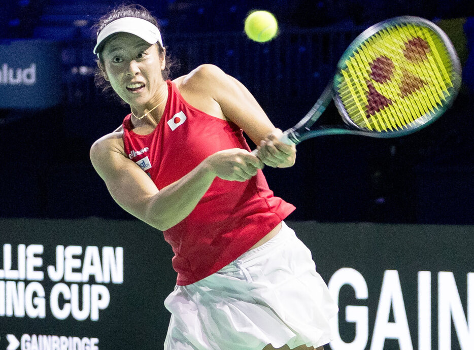 【速報】柴原瑛菜 第1セット落とす、国別対抗戦BJK杯準々決勝 日本vsイギリス 第1試合＜女子テニス＞ (tennis365.net) - Yahoo!ニュース