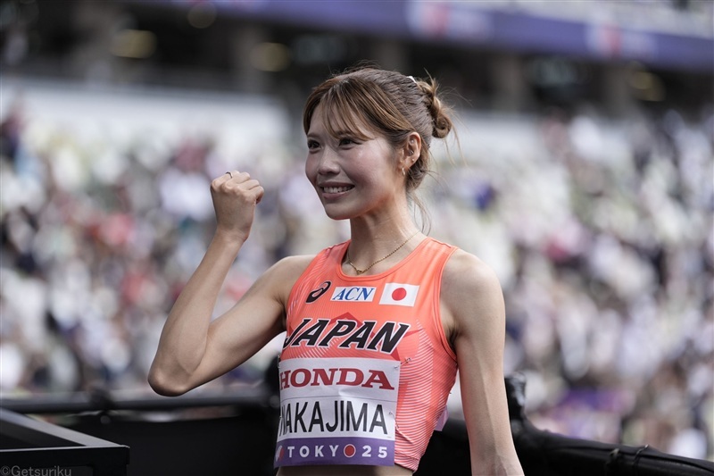 100mH中島ひとみも予選通過「同級生の真子と準決勝を全力の笑顔で楽しみたい」／東京世界陸上 (月刊陸上競技) - Yahoo!ニュース