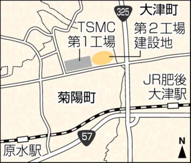 TSMC熊本第2工場 本体着工 子会社JASMと菊陽町が協定 27年12月稼働予定 (熊本日日新聞) - Yahoo!ニュース