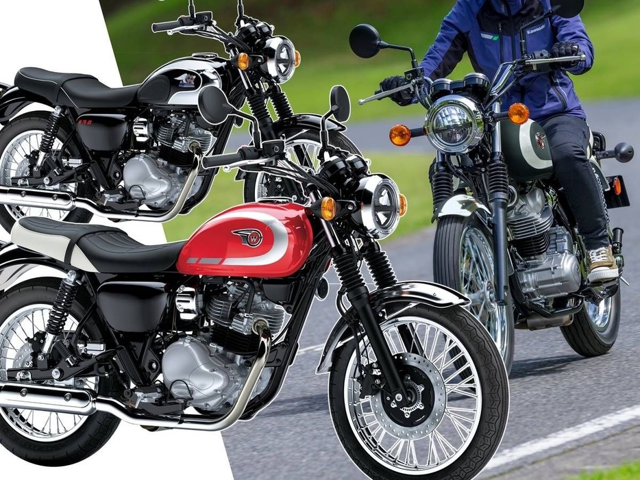 2026年新型「W230」レッド/グリーン新登場！「メグロS1」と共に9/15発売！ 価格は2万2000円プラスに (Webikeプラス) - Yahoo!ニュース