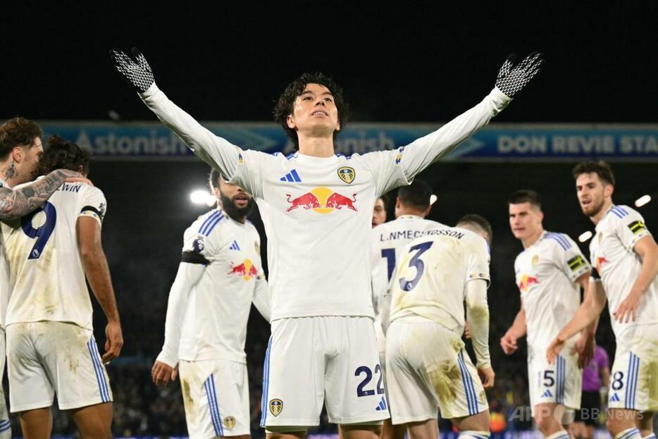 田中碧プレミア初ゴール、リーズがチェルシーに勝利 (AFP＝時事) - Yahoo!ニュース