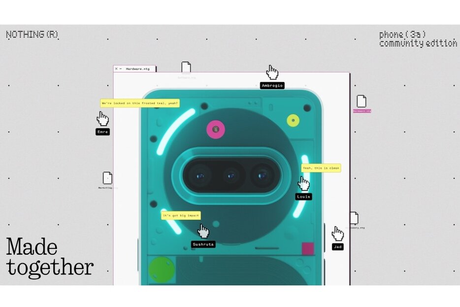 Nothing、12日にポップアップイベント開催 「Phone (3a) Community Edition」先行販売 (ケータイ Watch ...