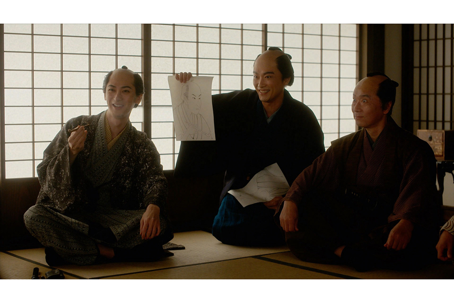 【べらぼう】政演の似顔絵に視聴者感激「イケメン」「美しい」 喜三二には「かわいい」 (ENCOUNT) - Yahoo!ニュース