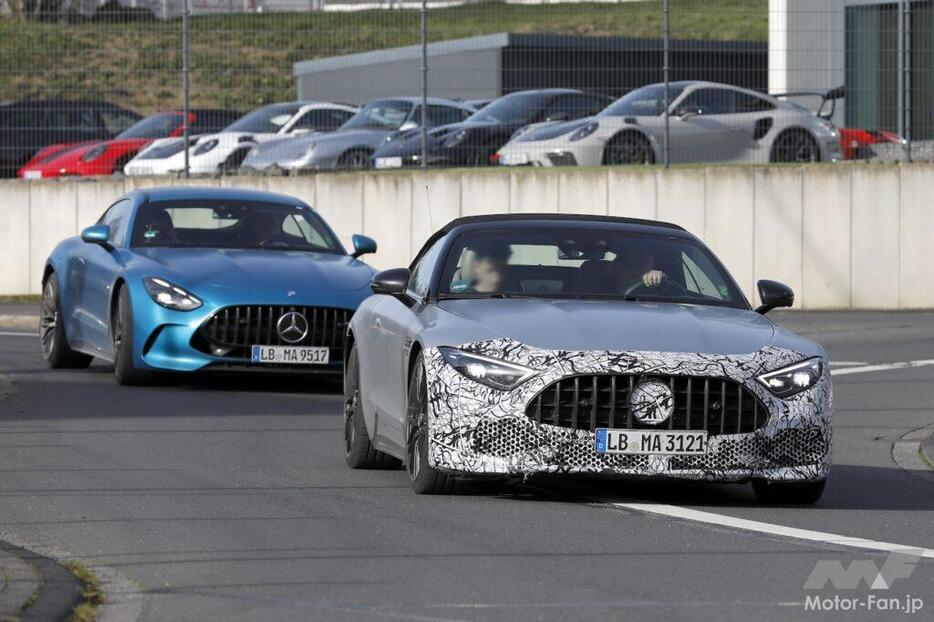 メルセデスAMG SL初のフェイスリフト！グリル拡大、パワーアップで911の領域へ (MotorFan) - Yahoo!ニュース